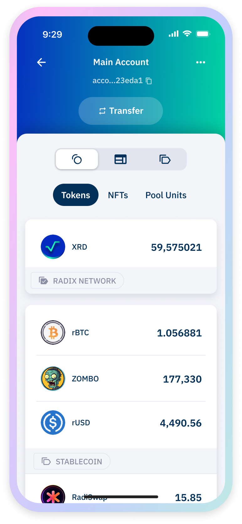 The Radix Wallet | iOS & Android