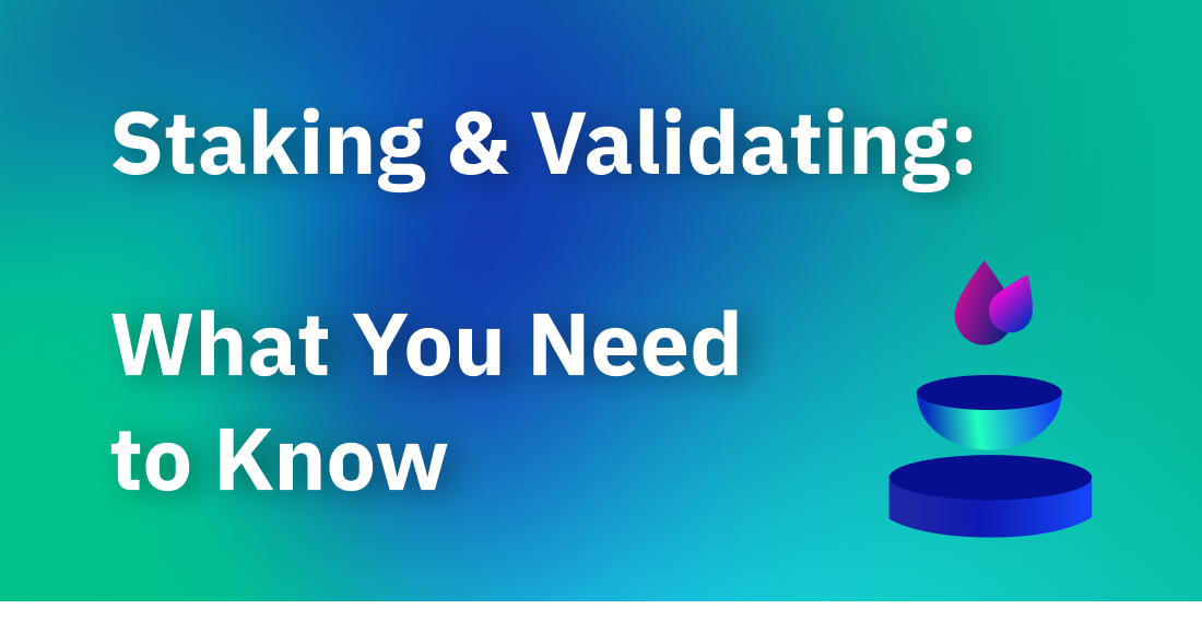 Staking & Validating: What You Need to Know | The Radix Blog | Radix DLT