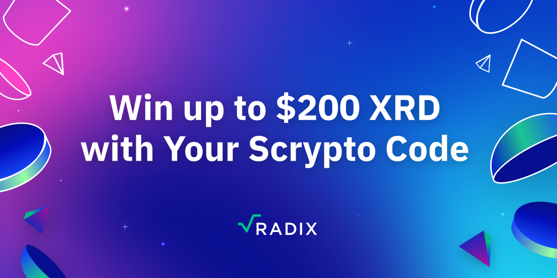 Scrypto Developer Program Incentives | The Radix Blog | Radix DLT
