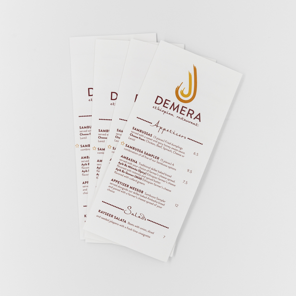 Take Out Menu Printing | Printworks