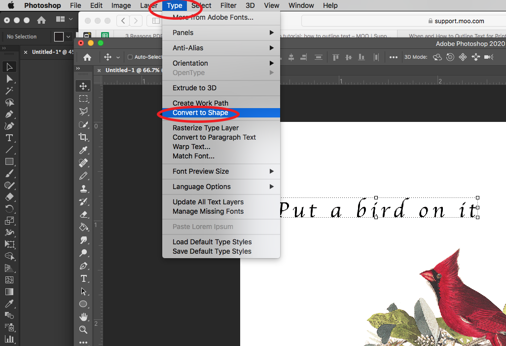 How to Outline Text for Print | Printworks