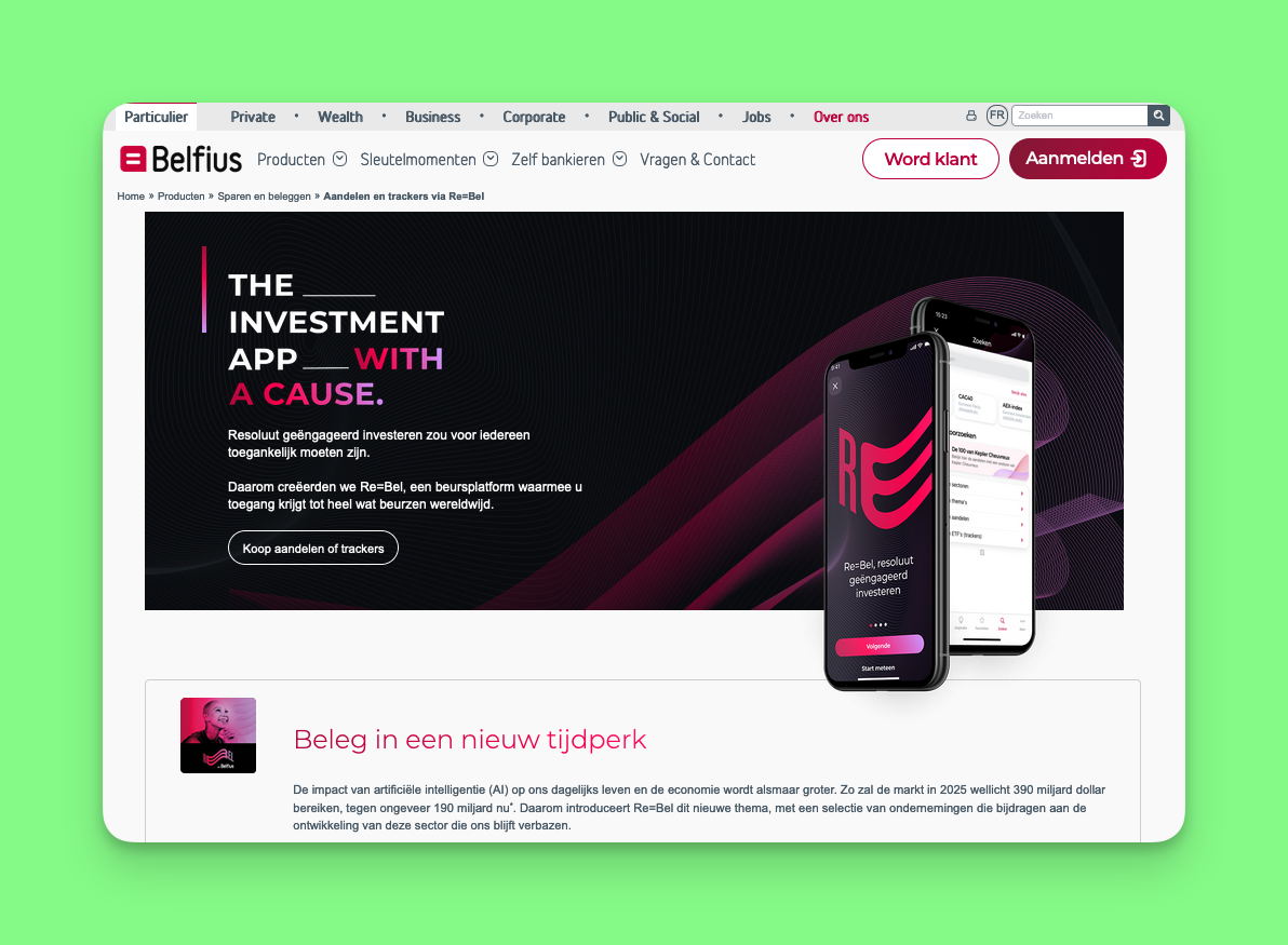 Belfius Re=Bel review: read this before you start