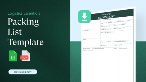 Simplify Shipping with Our Packing List Template | Nuvocargo