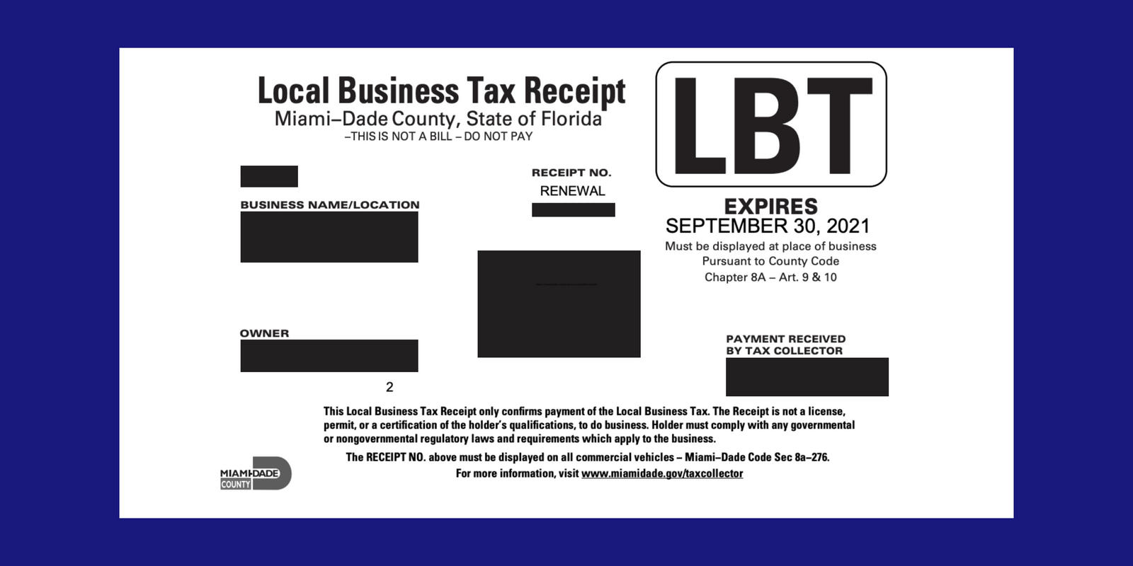 Axis Helps Miami | Miami's Local Business Tax: What Every Business ...