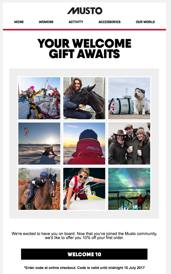 15 Incredible Examples of Welcome Emails (eCommerce)