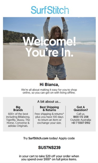 15 Incredible Examples of Welcome Emails (eCommerce)