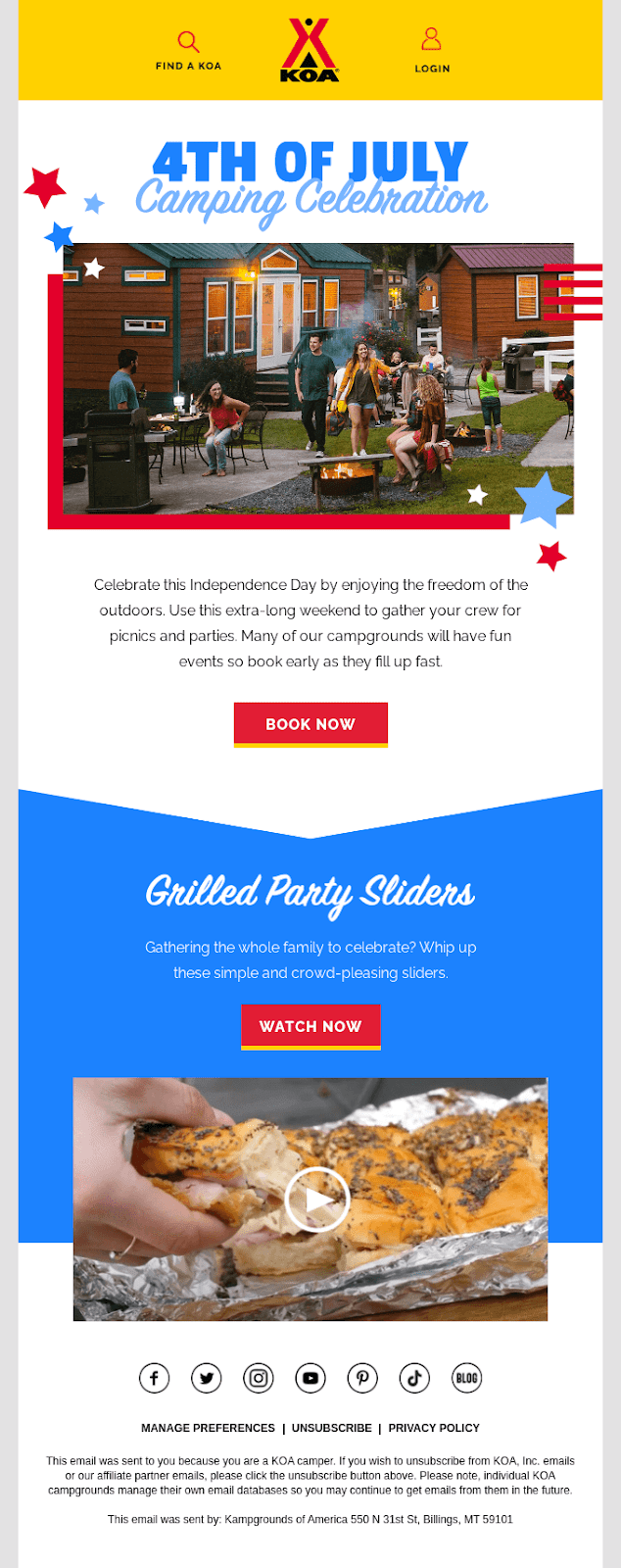 25 Inspiring 4th of July Email Campaigns (& 12 Great Subject Lines)