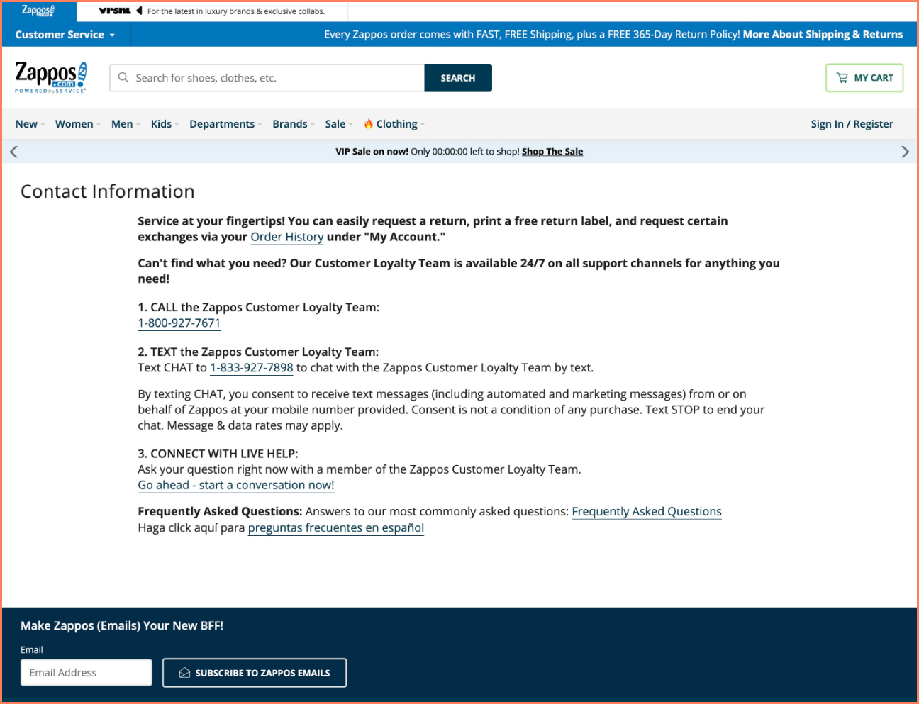 20 eCommerce 'contact us' page designs for inspiration