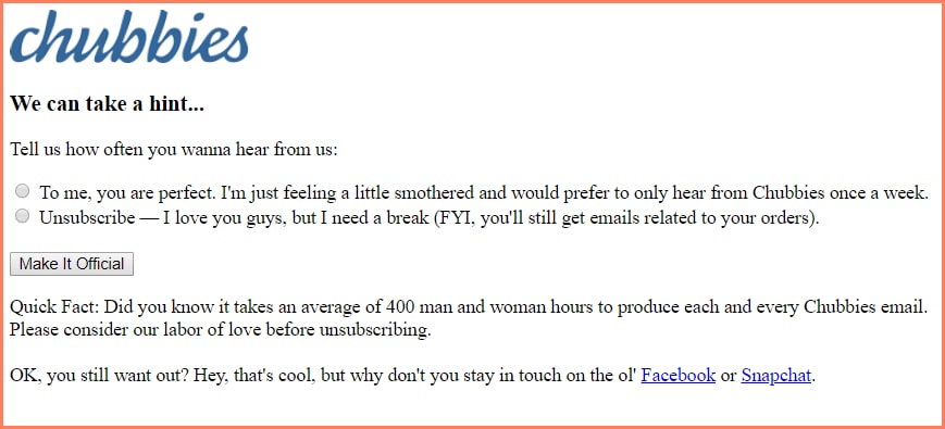 20 Brilliant Unsubscribe Page Examples (+ Ways to reduce Unsubscribe Rates)