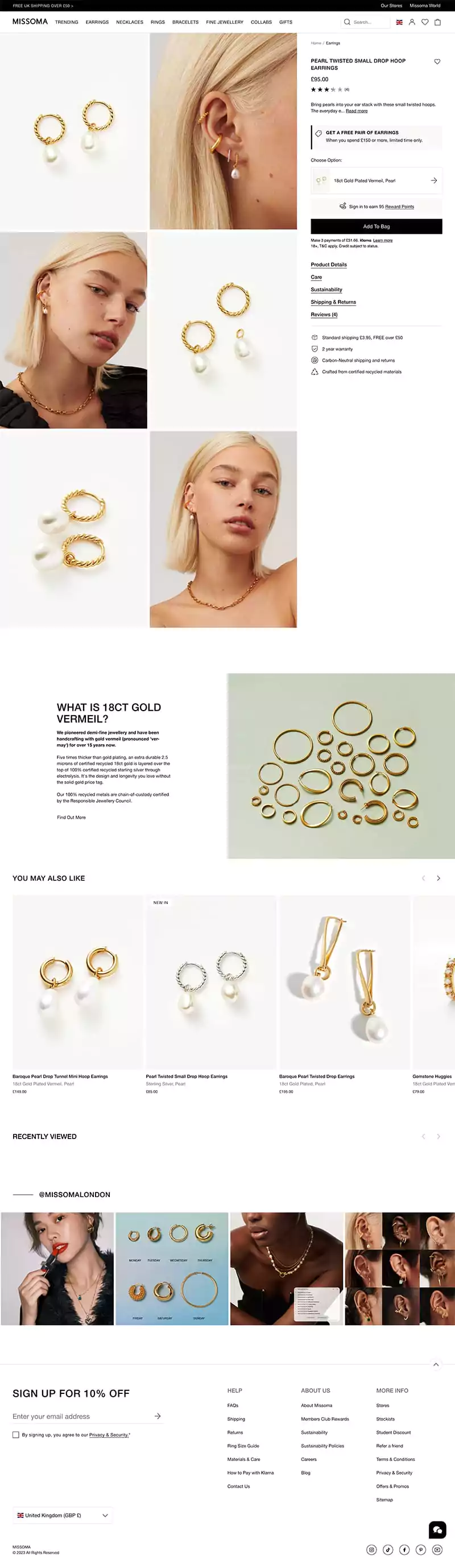 Jewelry Product Page: 24 High-Converting Examples