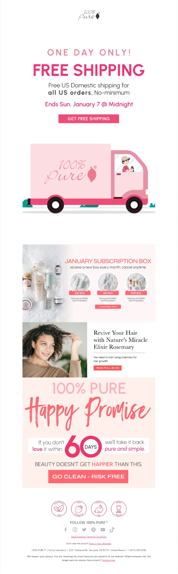 Beauty Brand Email Marketing: 30 Great Examples (+ Templates)