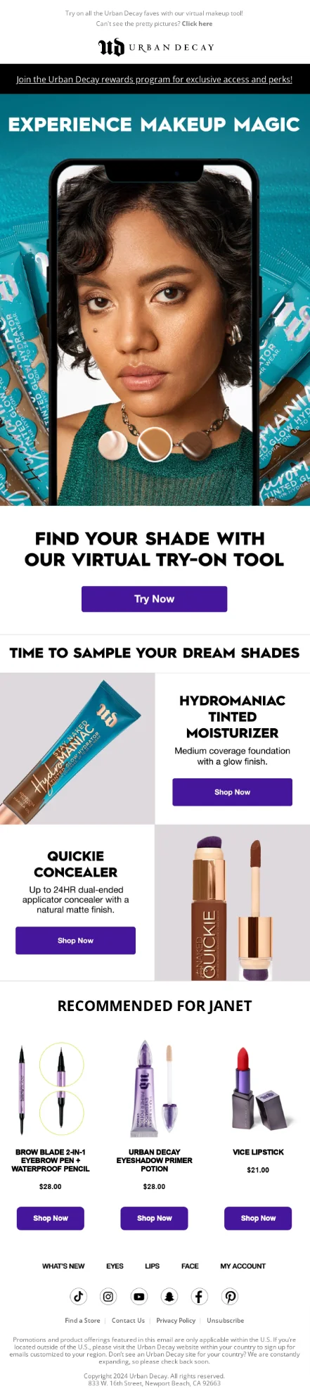 Beauty Brand Email Marketing: 30 Great Examples (+ Templates)