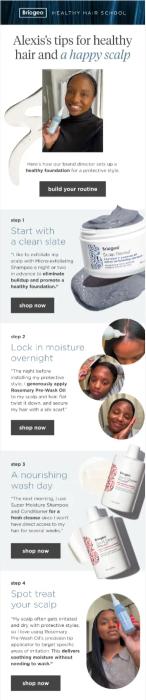 Beauty Brand Email Marketing: 30 Great Examples (+ Templates)