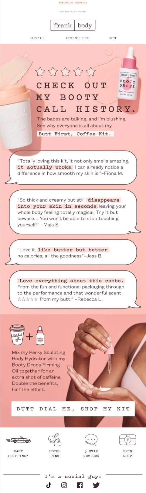 Beauty Brand Email Marketing: 30 Great Examples (+ Templates)