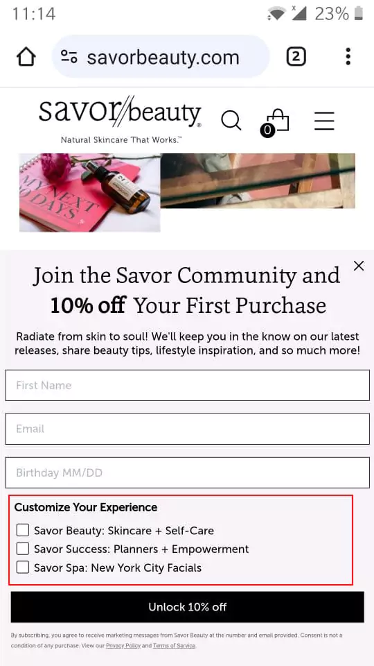 15 Brilliant (Non-Intrusive) Mobile Pop-up Examples In eCommerce