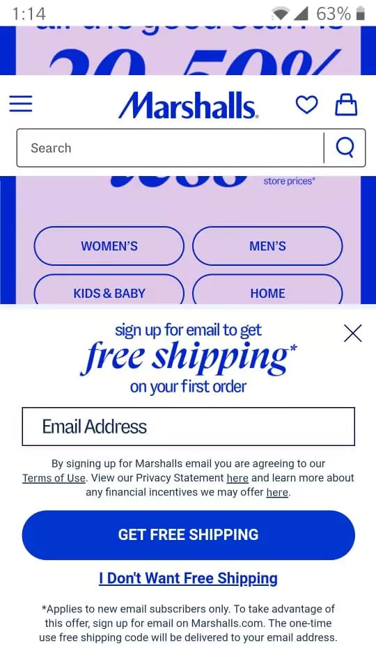15 Brilliant (Non-Intrusive) Mobile Pop-up Examples In eCommerce