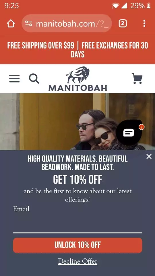 15 Brilliant (Non-Intrusive) Mobile Pop-up Examples In eCommerce