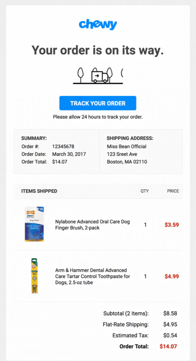 Order Confirmation Page: 25 Best Practices (+ Great examples)