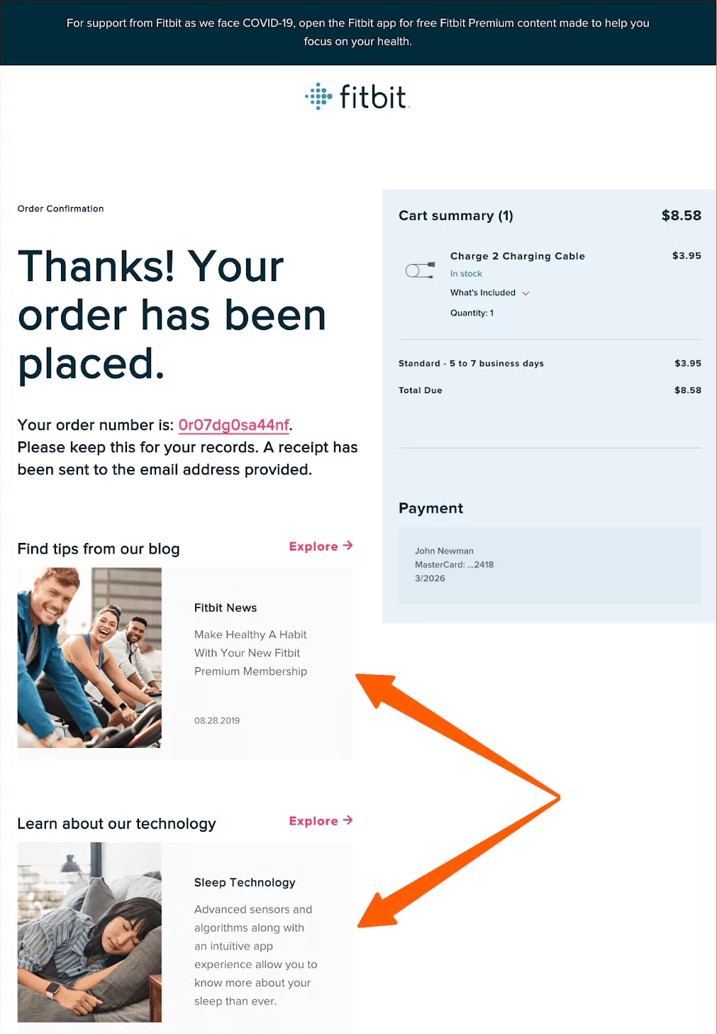 Order Confirmation Page: 25 Best Practices (+ Great examples)