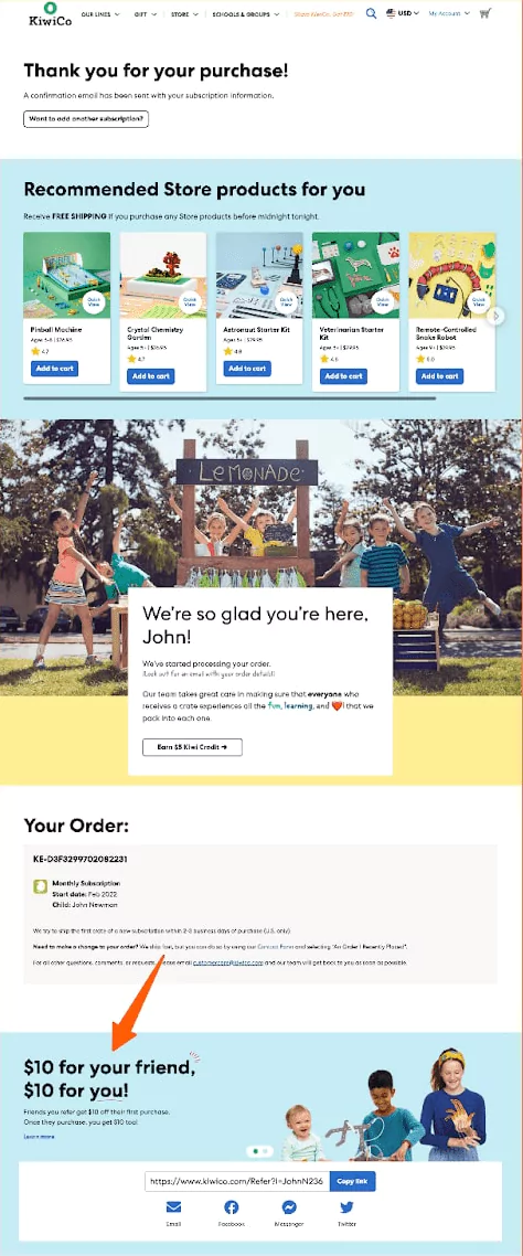 Order Confirmation Page: 25 Best Practices (+ Great examples)