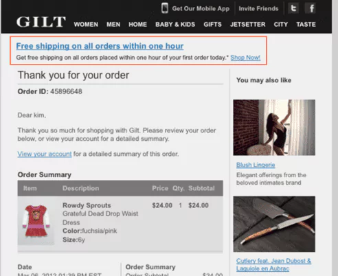 Order Confirmation Page: 25 Best Practices (+ Great examples)