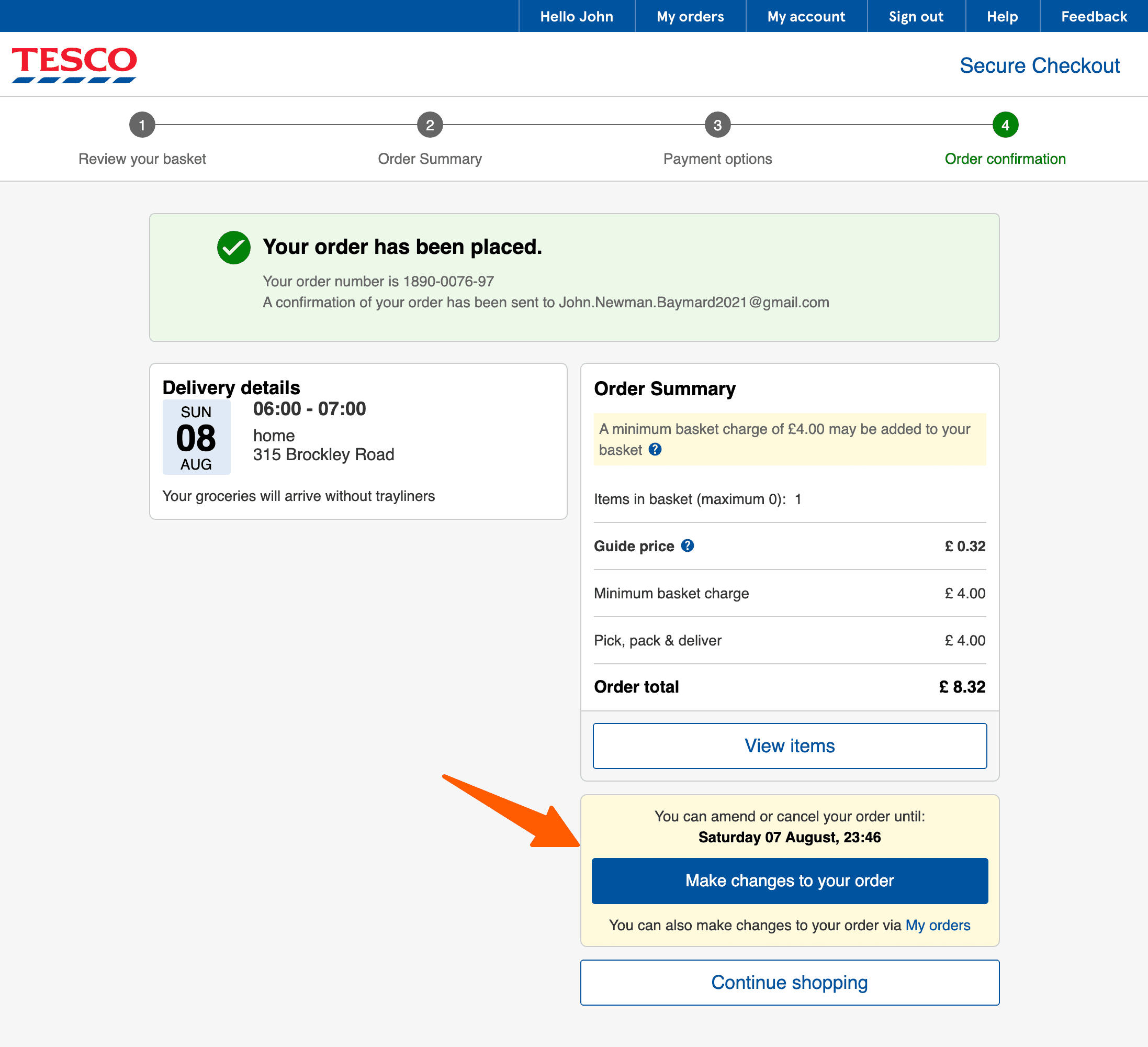 Order Confirmation Page: 25 Best Practices (+ Great examples)