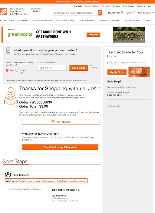 Order Confirmation Page: 25 Best Practices (+ Great examples)