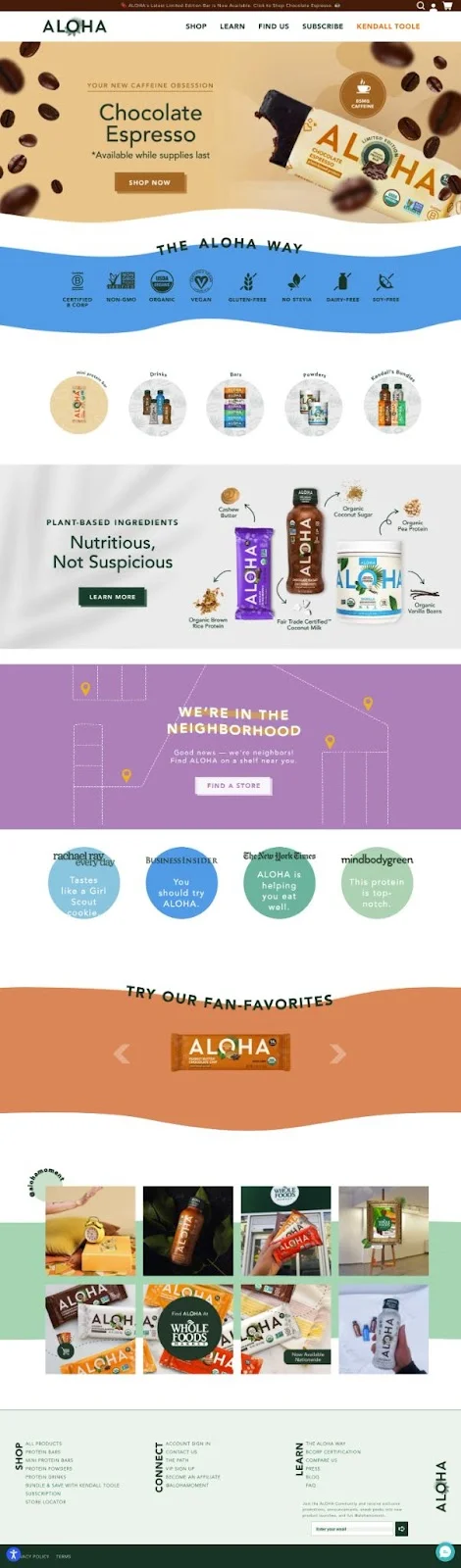 28 Inspiring eCommerce Homepage Examples (not your usual brands)