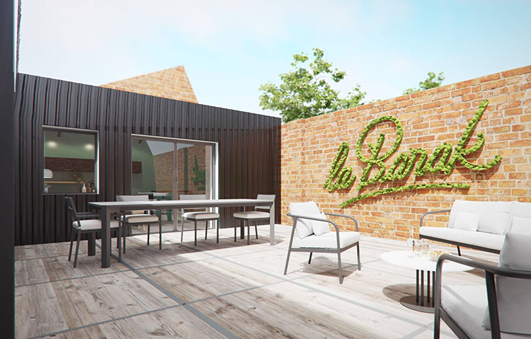 Conception Images et Ambiances 3D pour le lieu de Coworking labarak