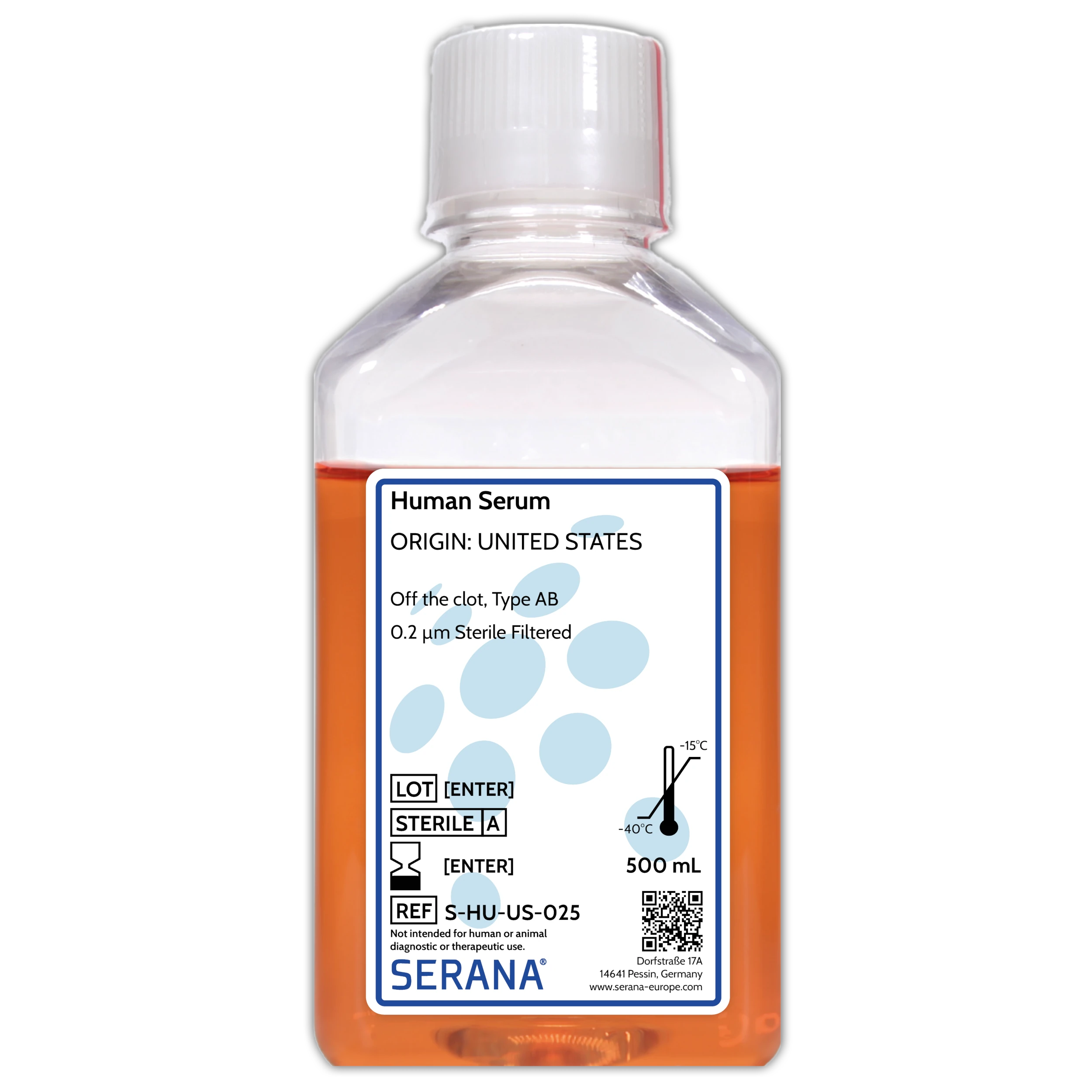 S-HU-US-025 Human Male AB Serum