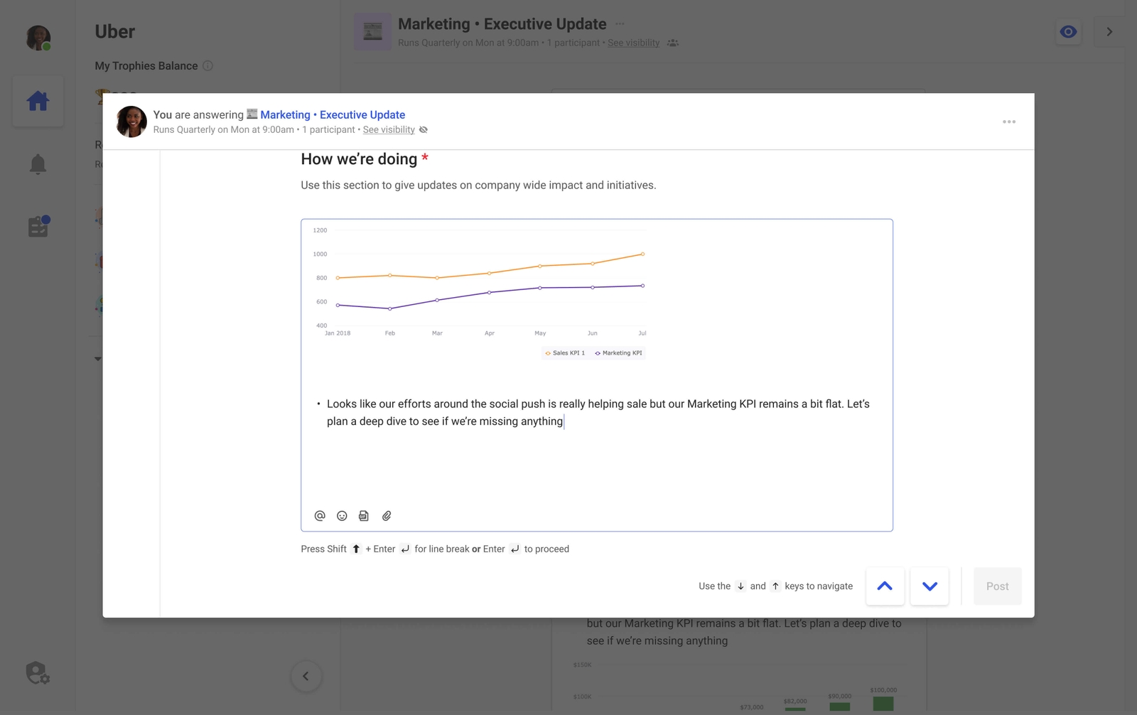 Weekly CEO & Executive Updates Template | Assembly Flows