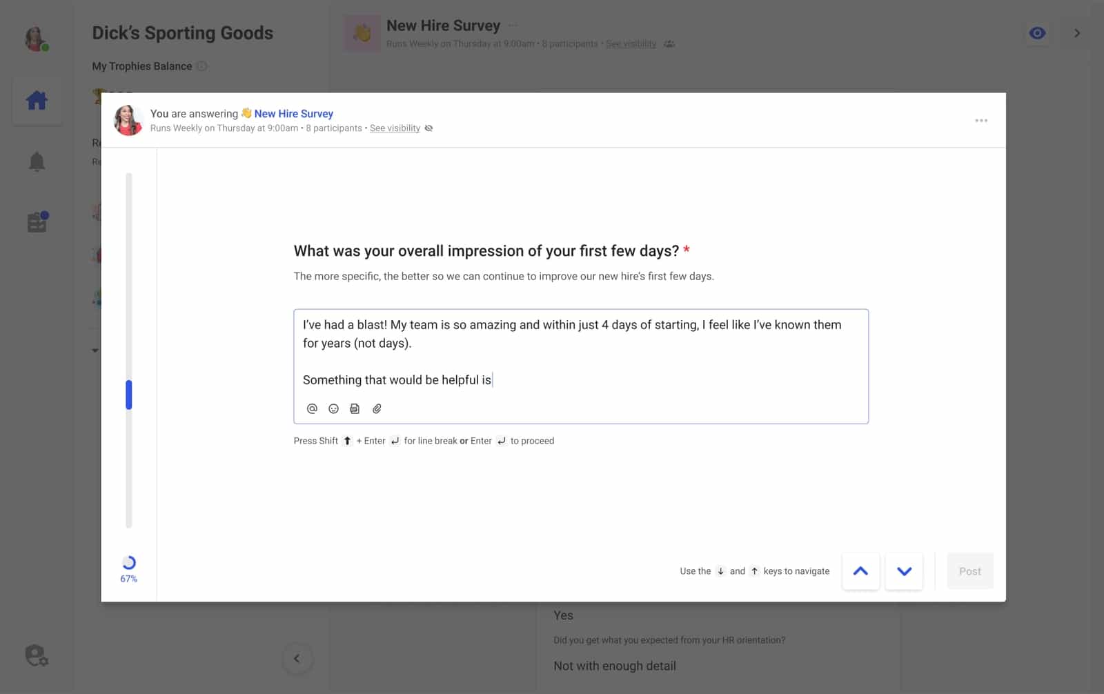 New Hire Survey Template | Employee Onboarding | Assembly