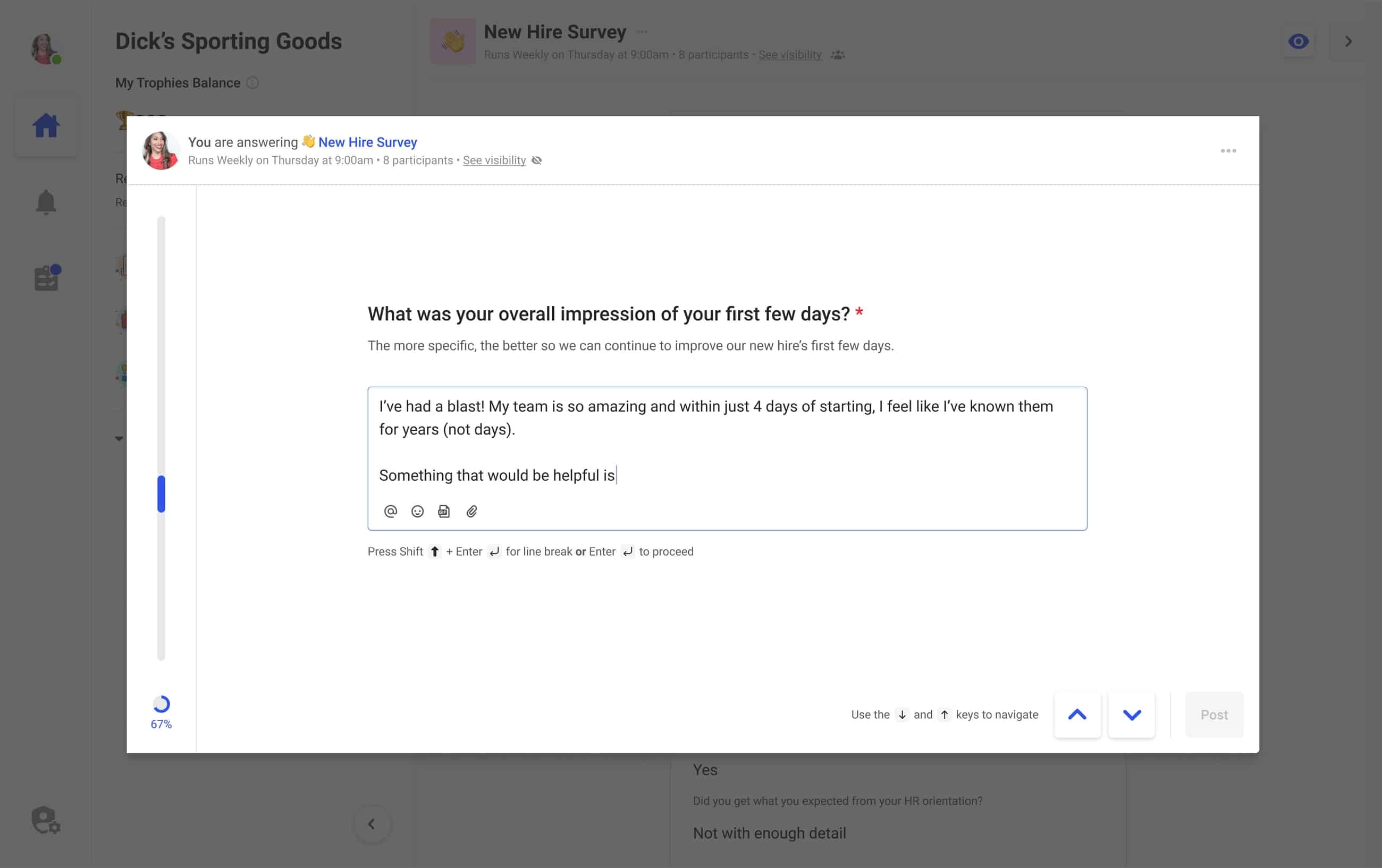 New Hire Survey Template | Employee Onboarding | Assembly