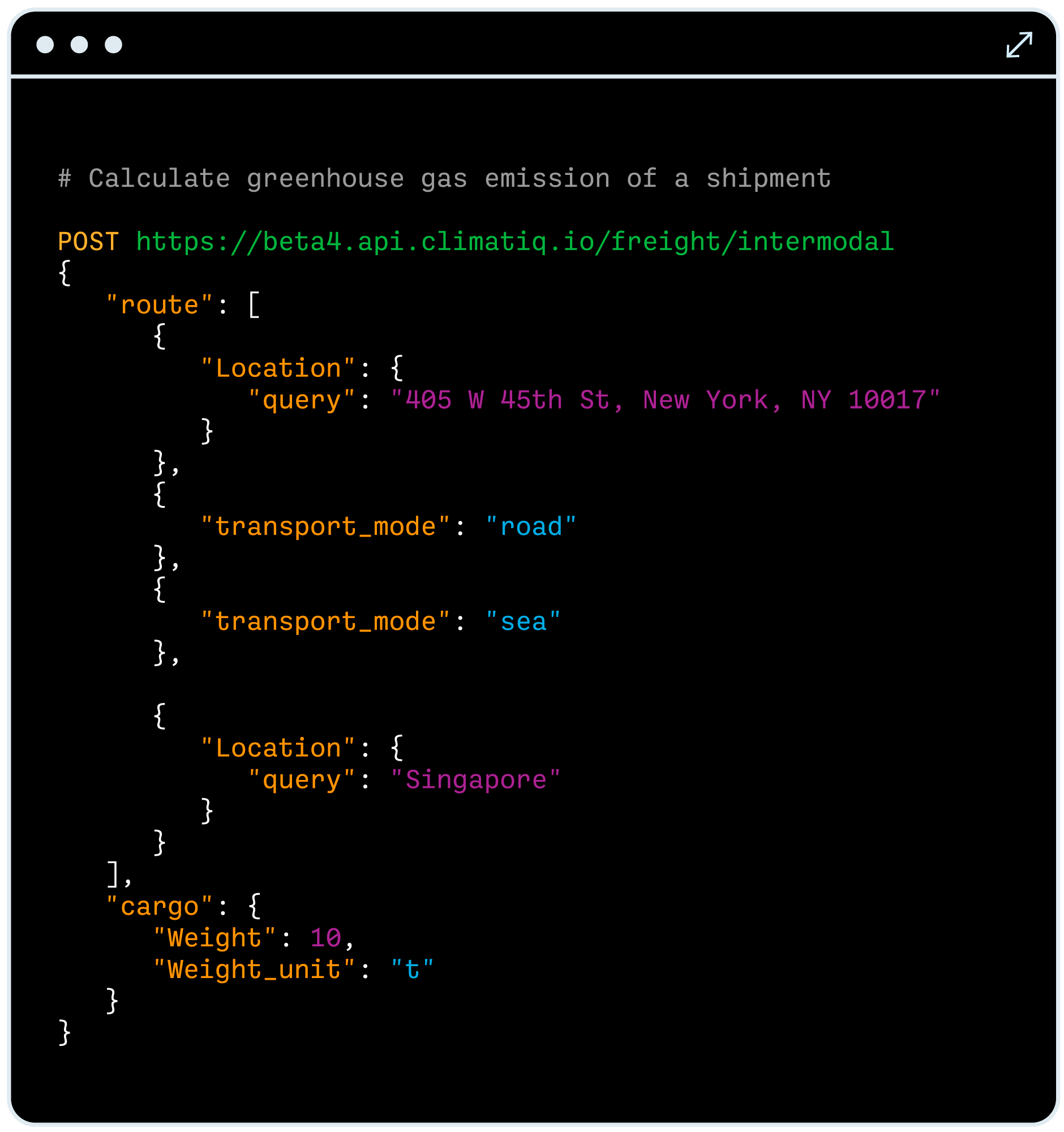 Freight Shipping & Transport Carbon Emissions | Carbon Footprint API ...