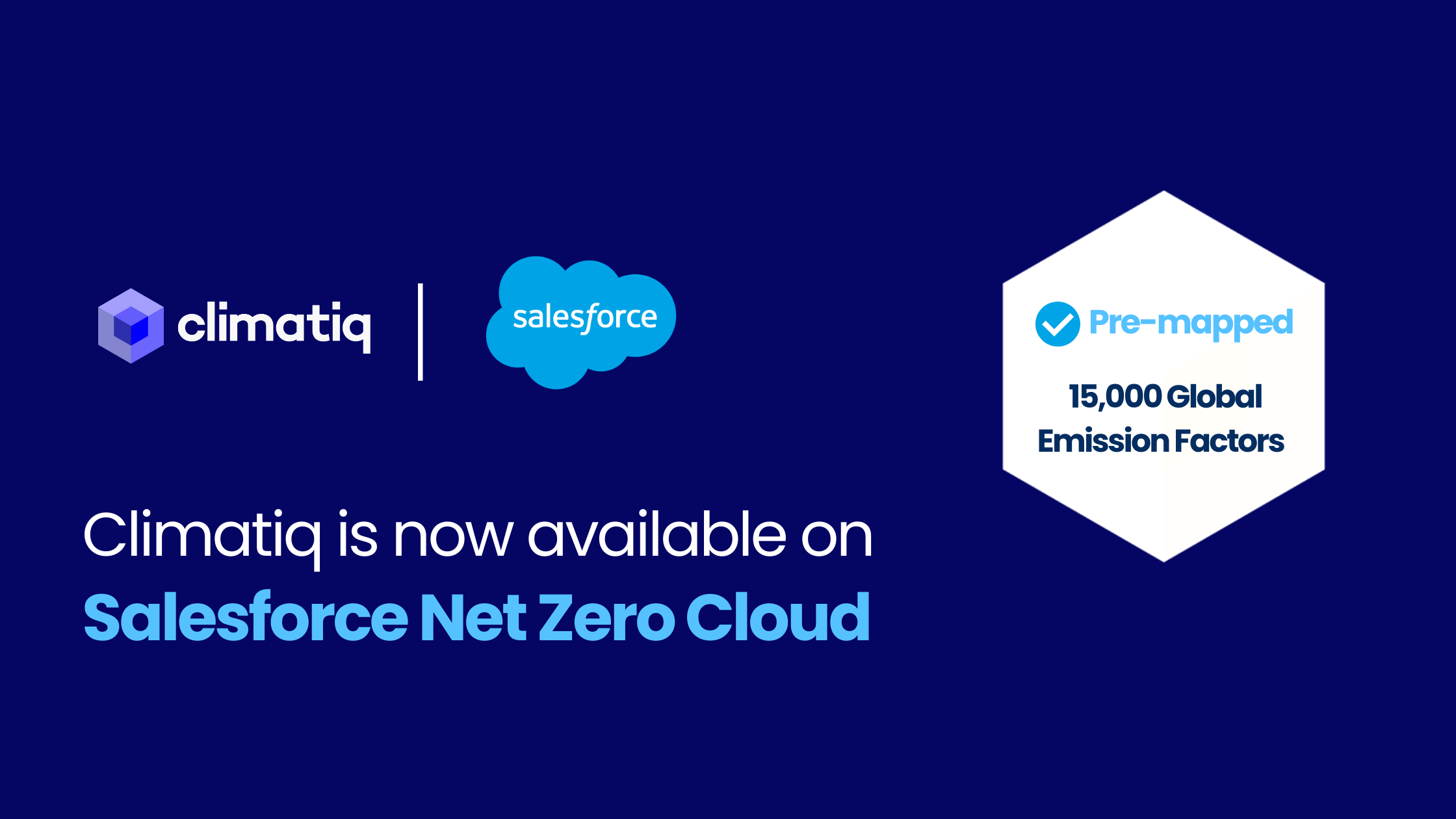 Climatiq partners with Salesforce to bring trusted emission factor data ...