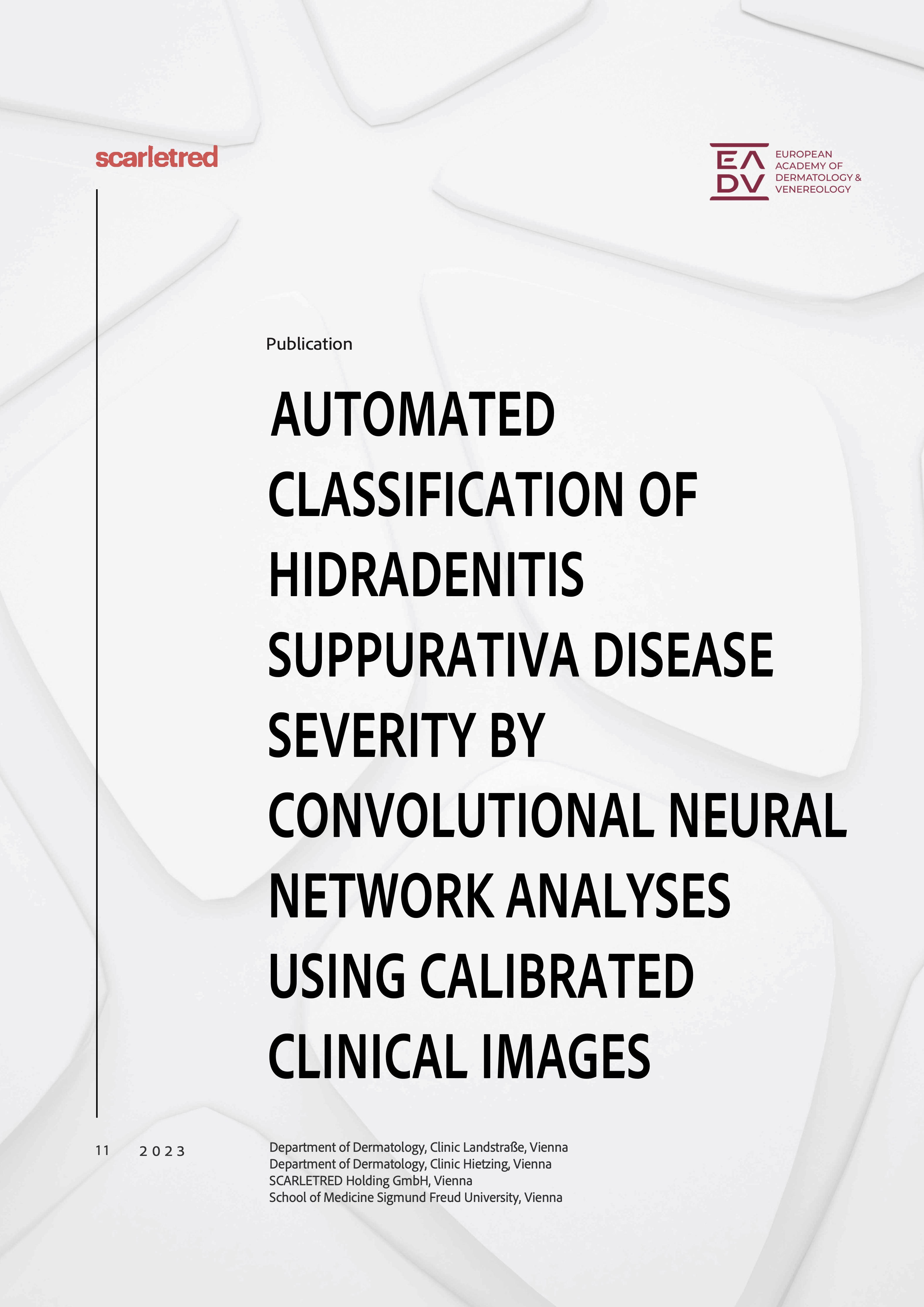 Scarletred - Automated Classification of Hidradenitis Suppurativa ...