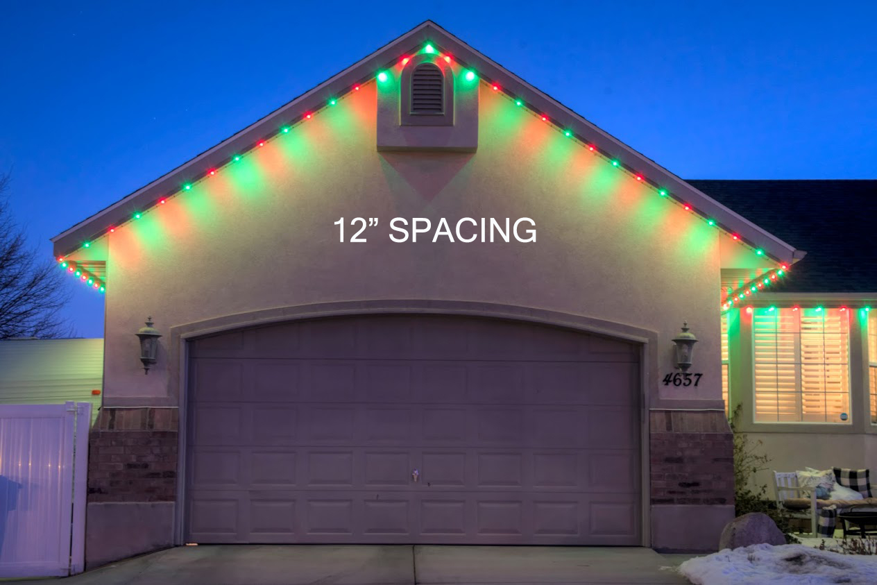 Navigation Spacing Options | Outdoor Christmas House Lights