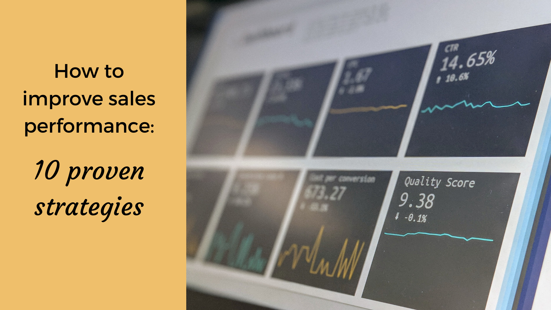 How To Improve Sales Performance: 10 Proven Strategies