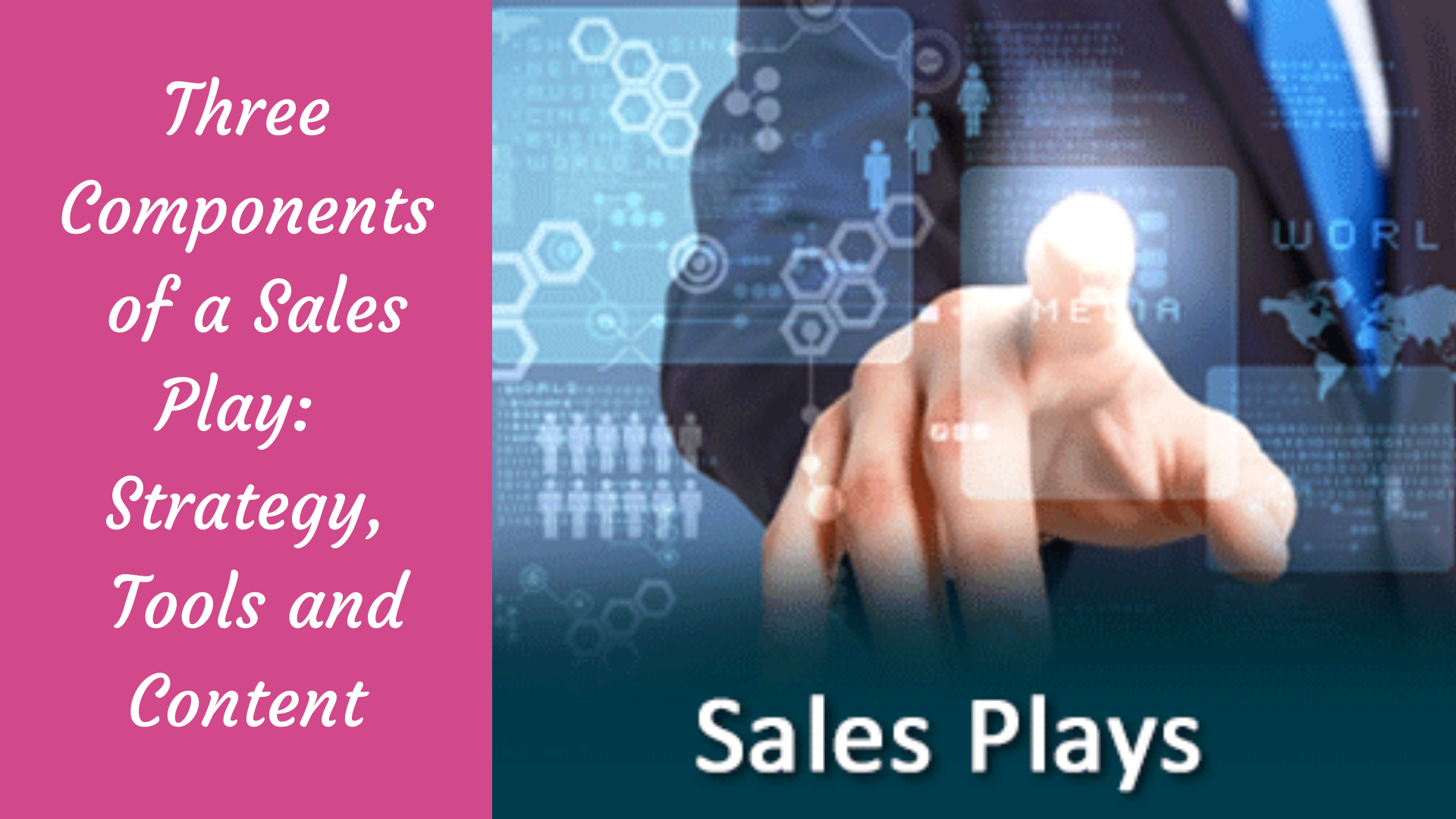 Three Components of a Sales Play: Strategy, Tools and Content