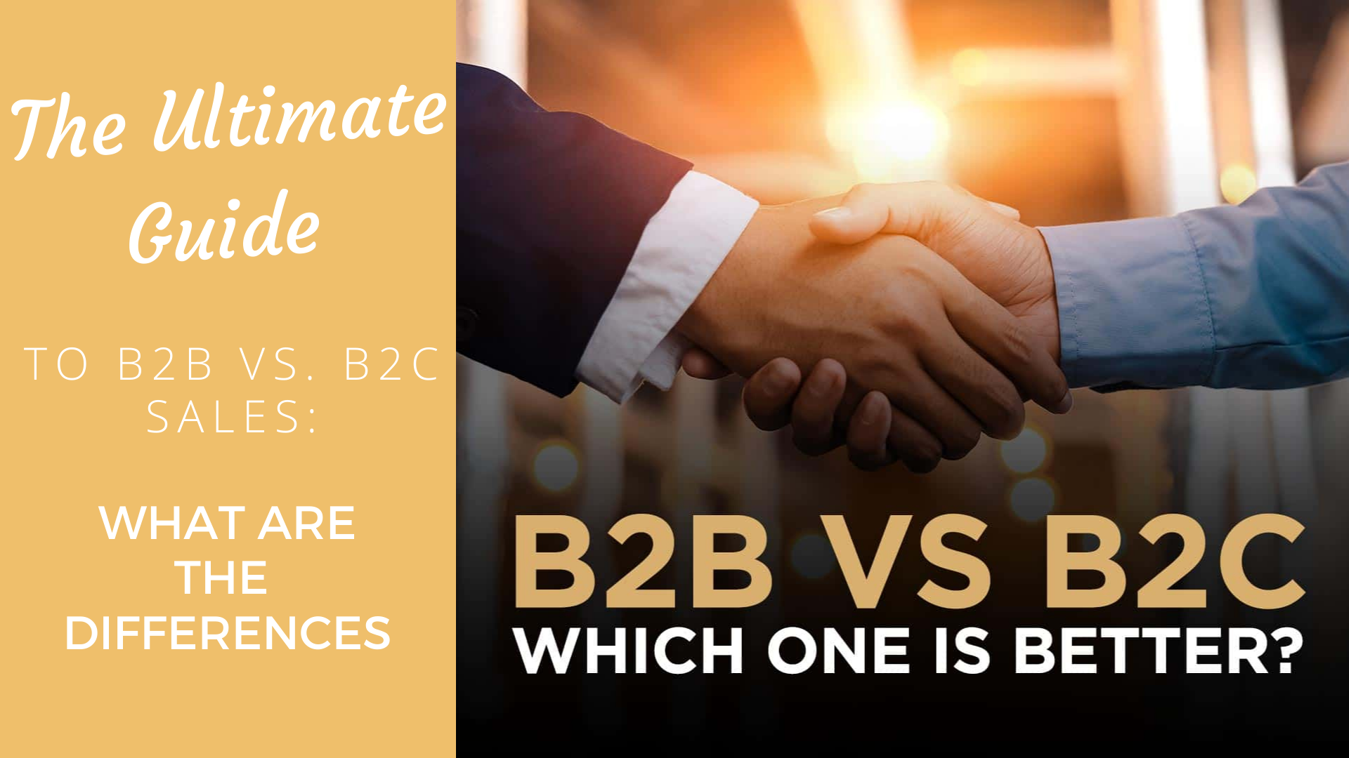 The Ultimate Guide To B2B vs B2C Sales: What Are The Differences?