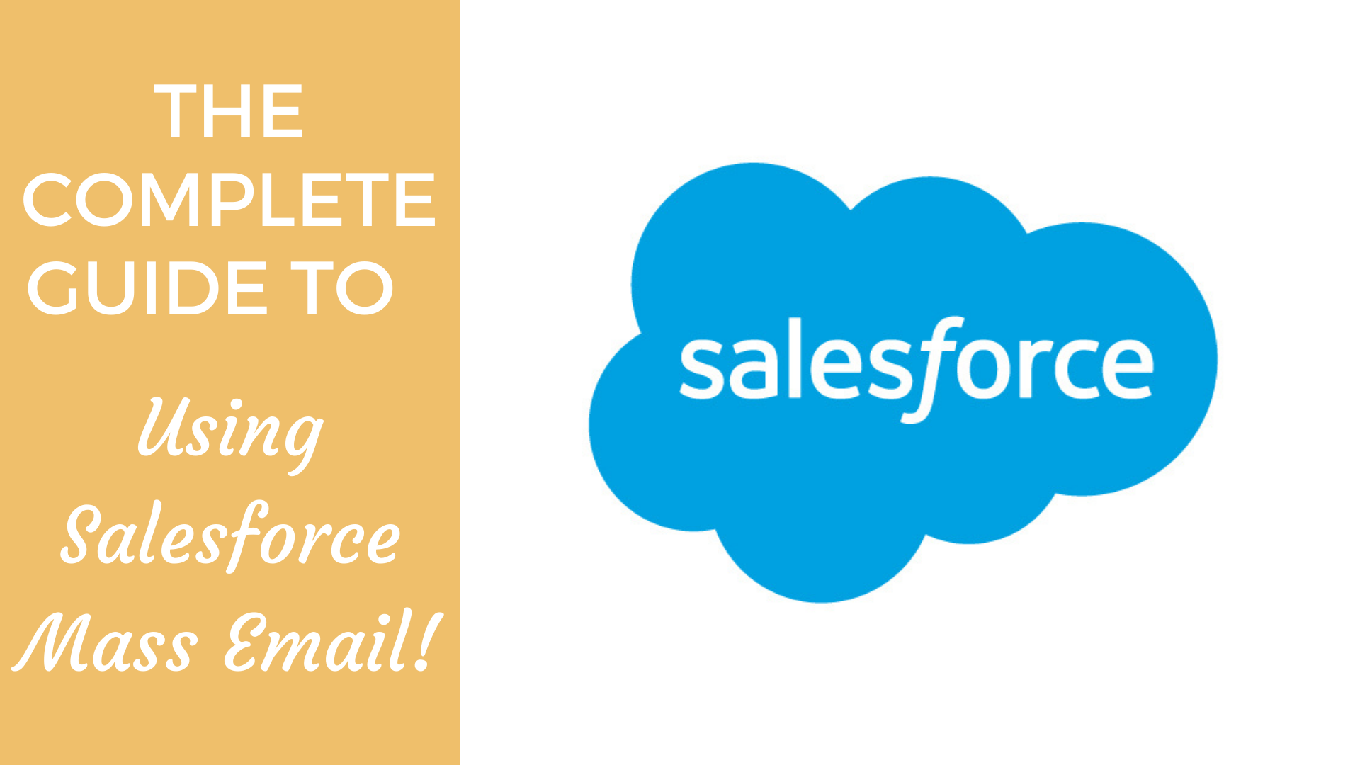 The Complete Guide to Using Salesforce Mass Email!