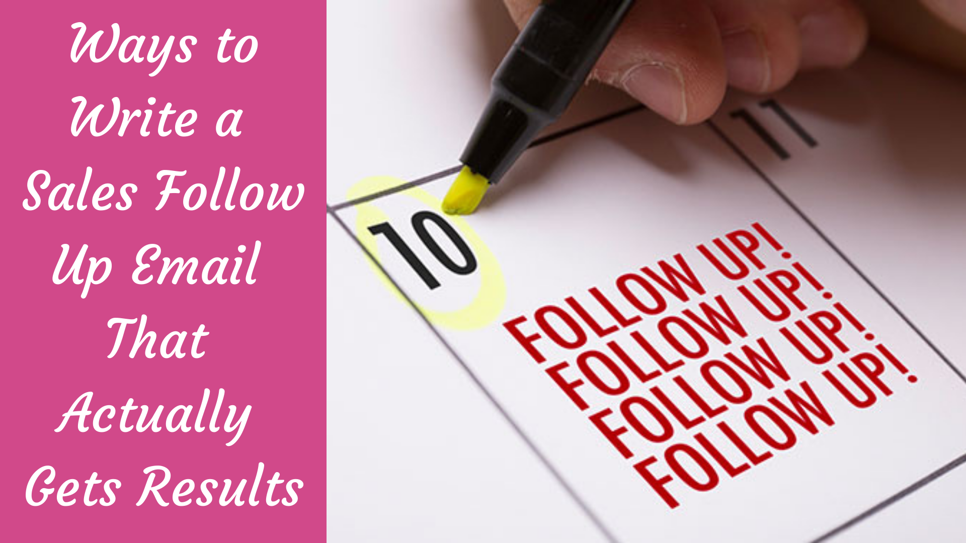 Ways To Write A Sales Follow Up Email That Actually Gets Results