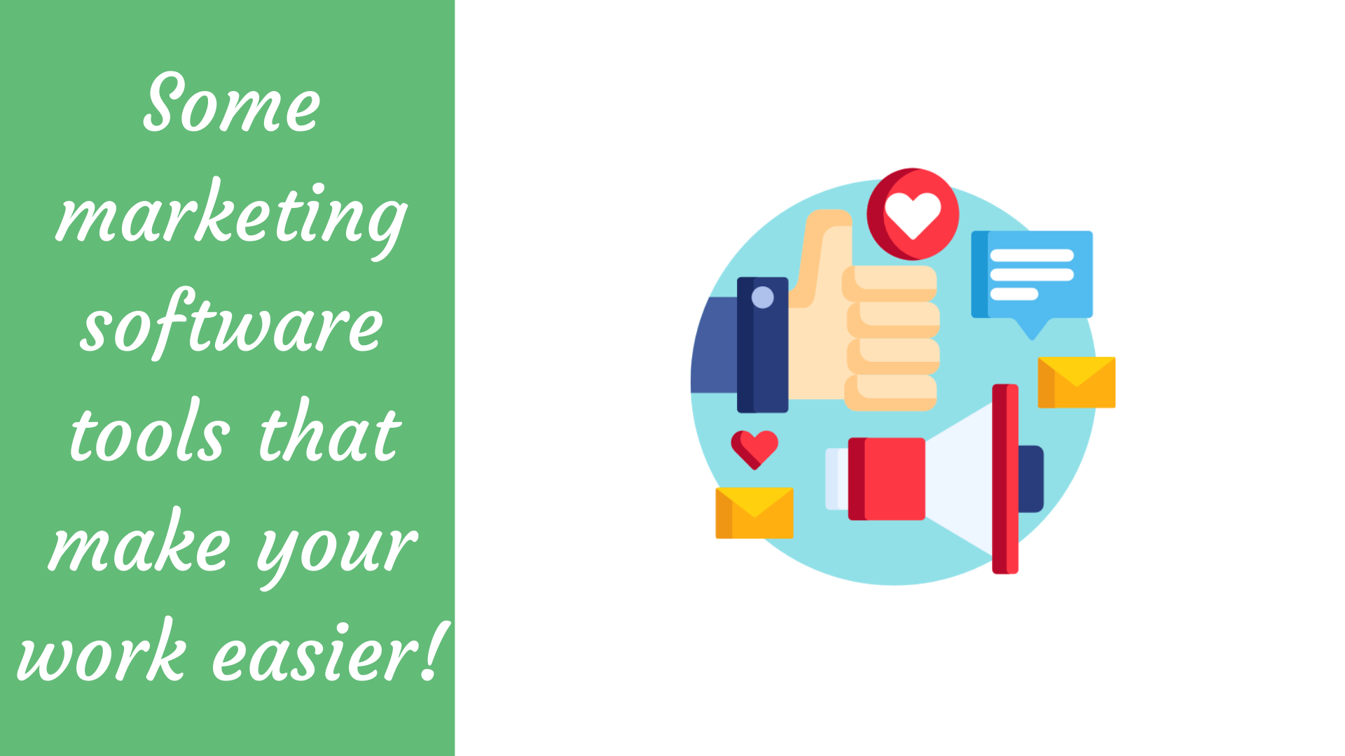 Some marketing software tools that make your work easier!