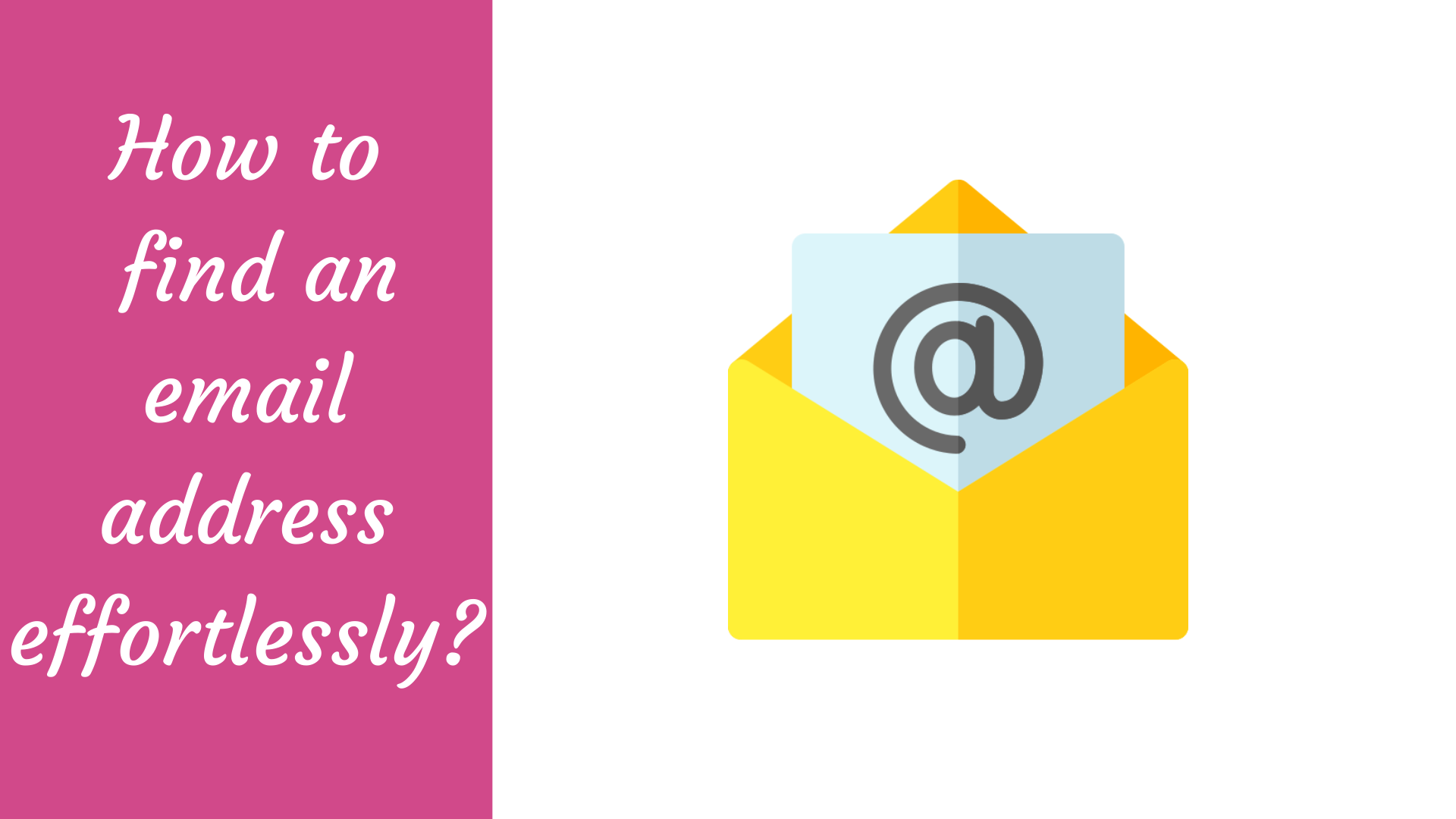 How to find an email address effortlessly?