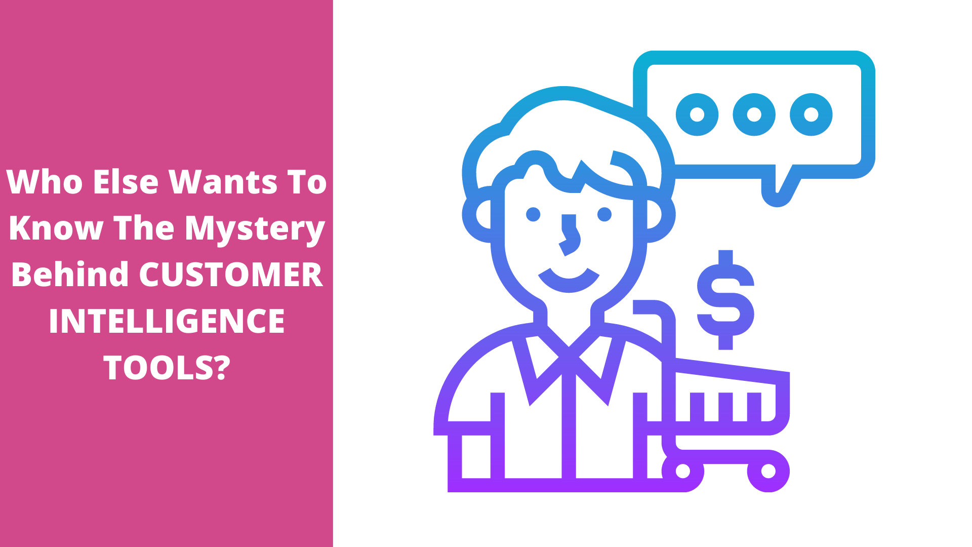Who Else Wants To Know The Mystery Behind Customer Intelligence Tools?