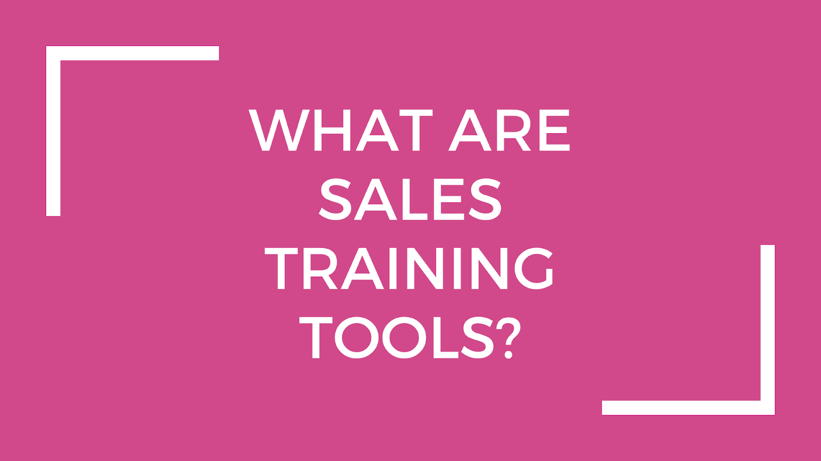 Sales Training Tool:An Incredibly Easy Method That Works For All