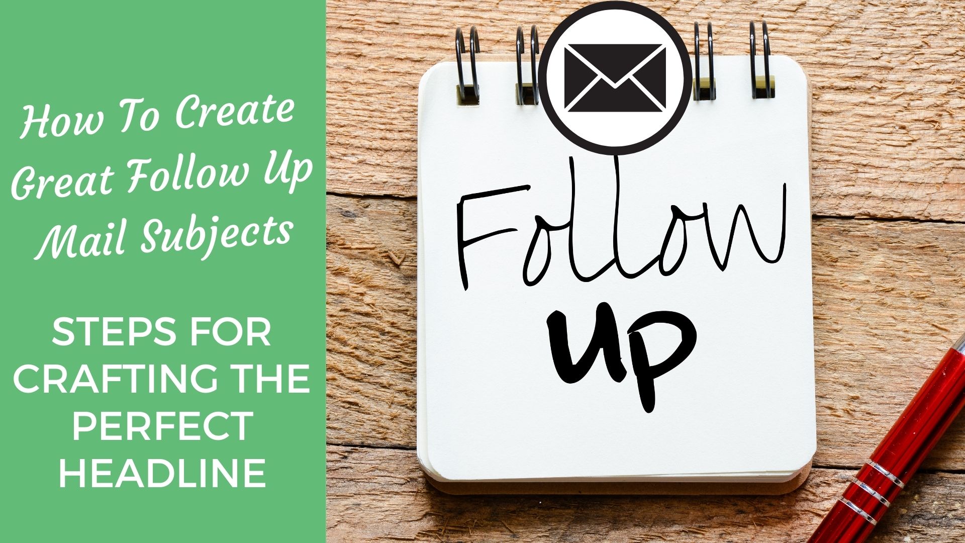 How To Create Great Follow Up Mail Subjects: Steps for Crafting The ...