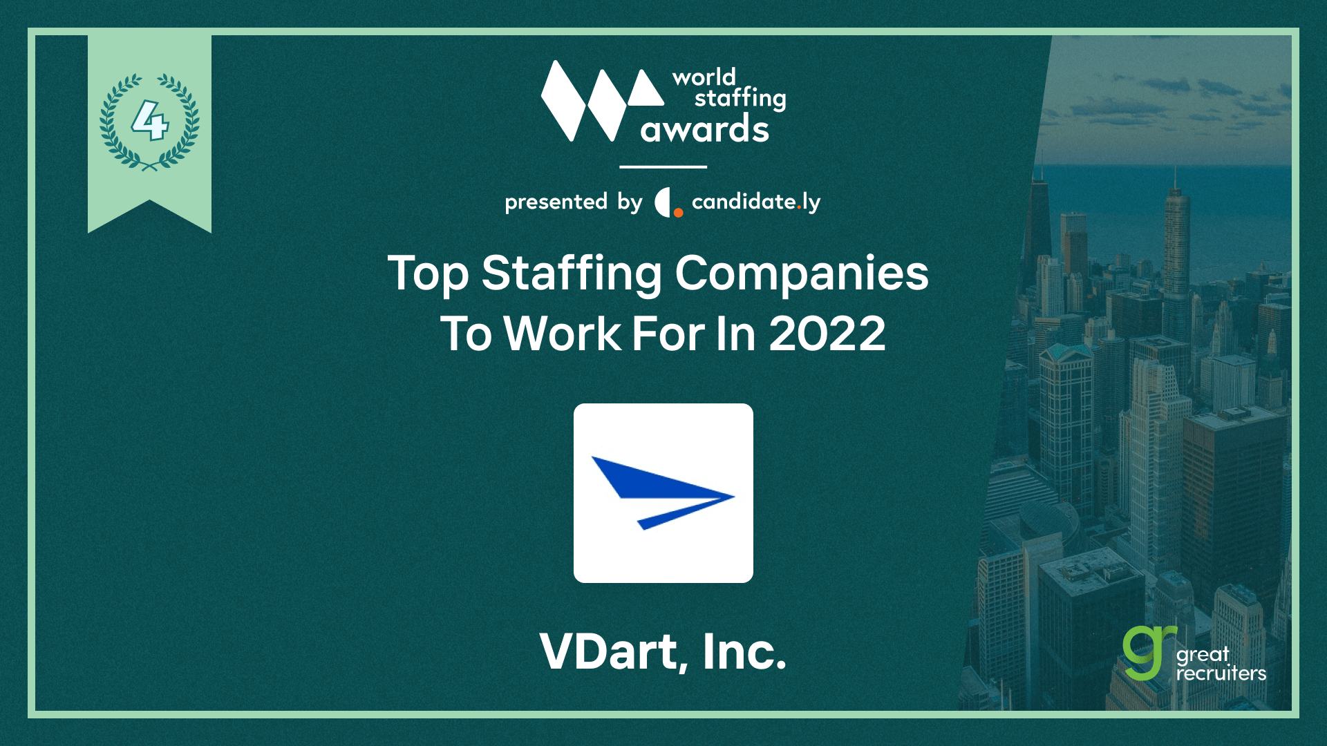 VDart, Inc. - Top 100 Staffing Firms to work for in 2022