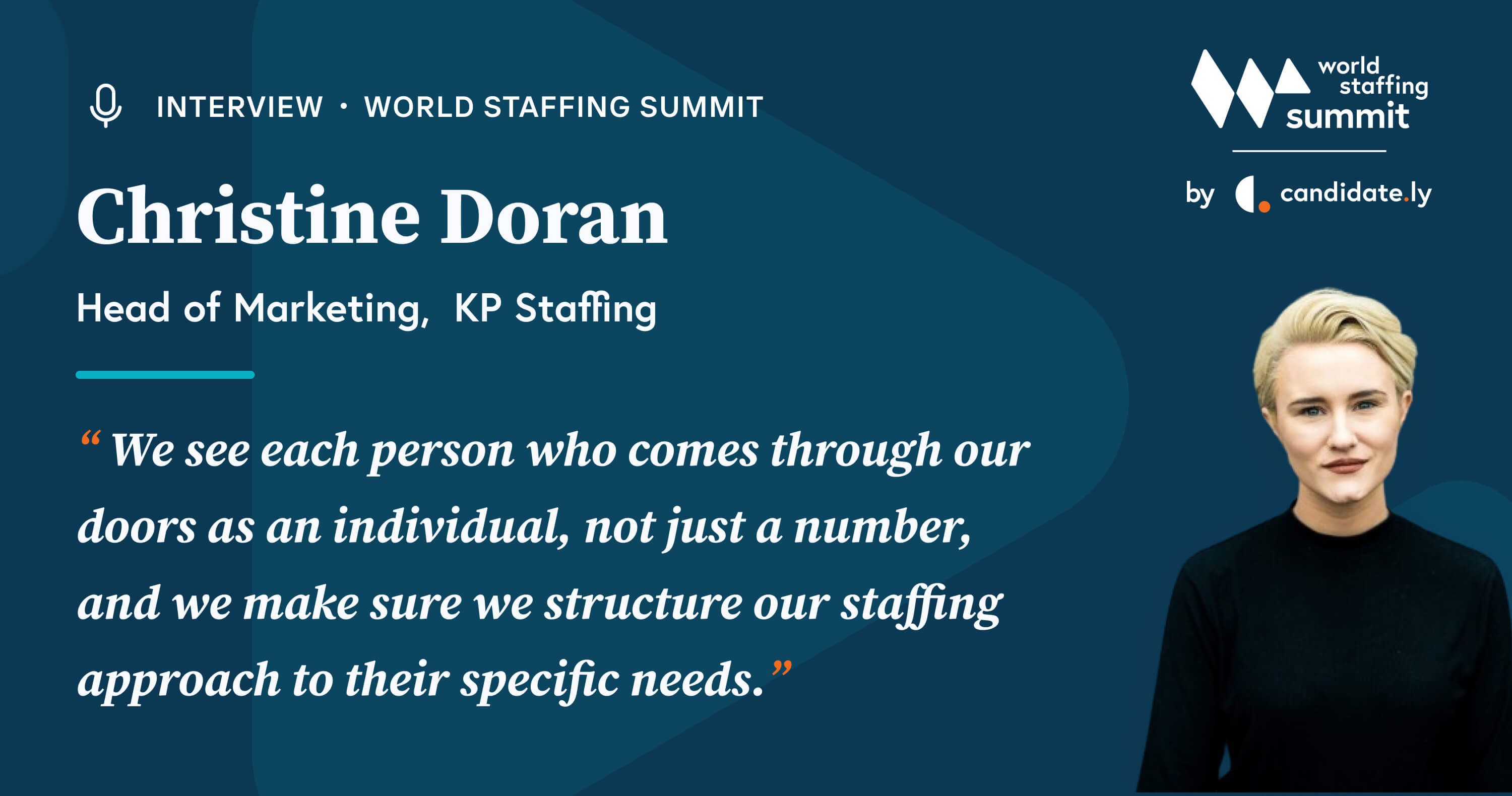 Interview with Christine Doran