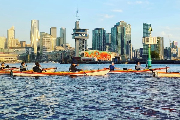 Kayaking in Melbourne, group teambuilding activity | Surf Office